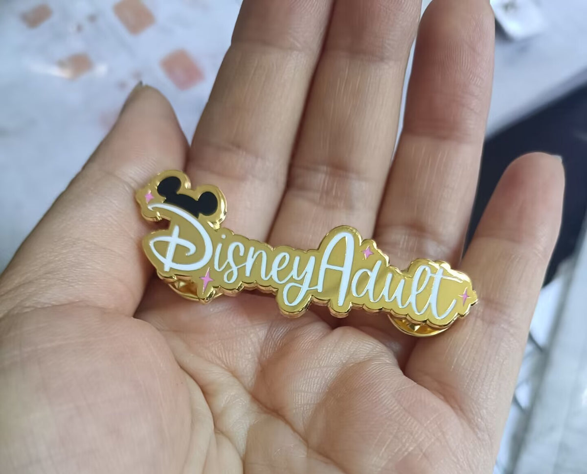 PINK Disney Adult Enamel Pin – Art of Nikki Ward