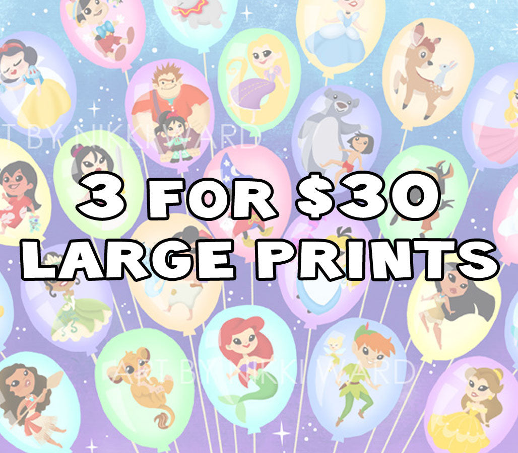 3 for $30 Large Print Bundle – Art of Nikki Ward